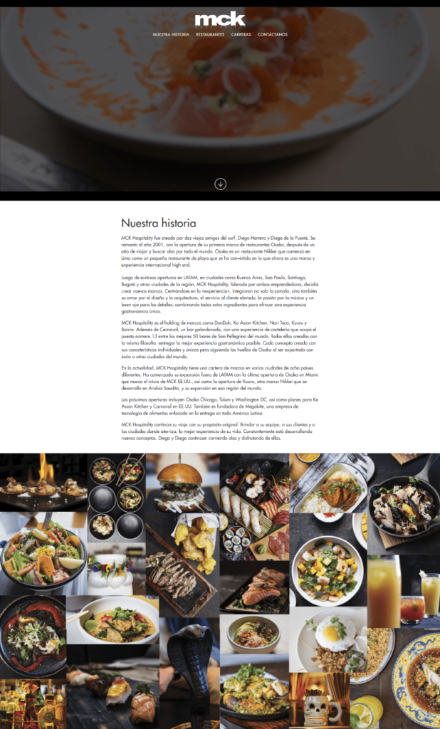 MCK Restaurants » Creartelab
